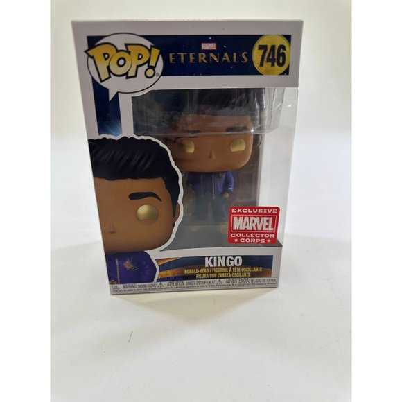 Funko | Toys | Pop Funko Marvel Eternals Kingo 746 Exclusive Marvel Collector Corps New | Poshmark